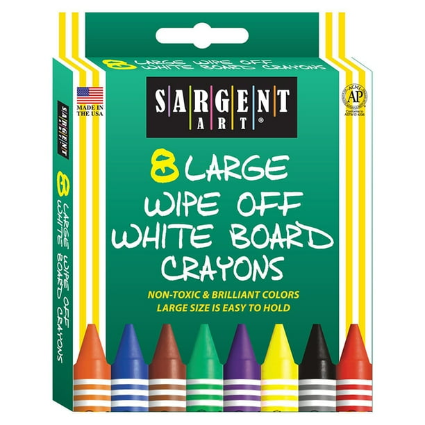 SARGENT ART WHITE BOARD CRAYONS LRG - Walmart.com - Walmart.com