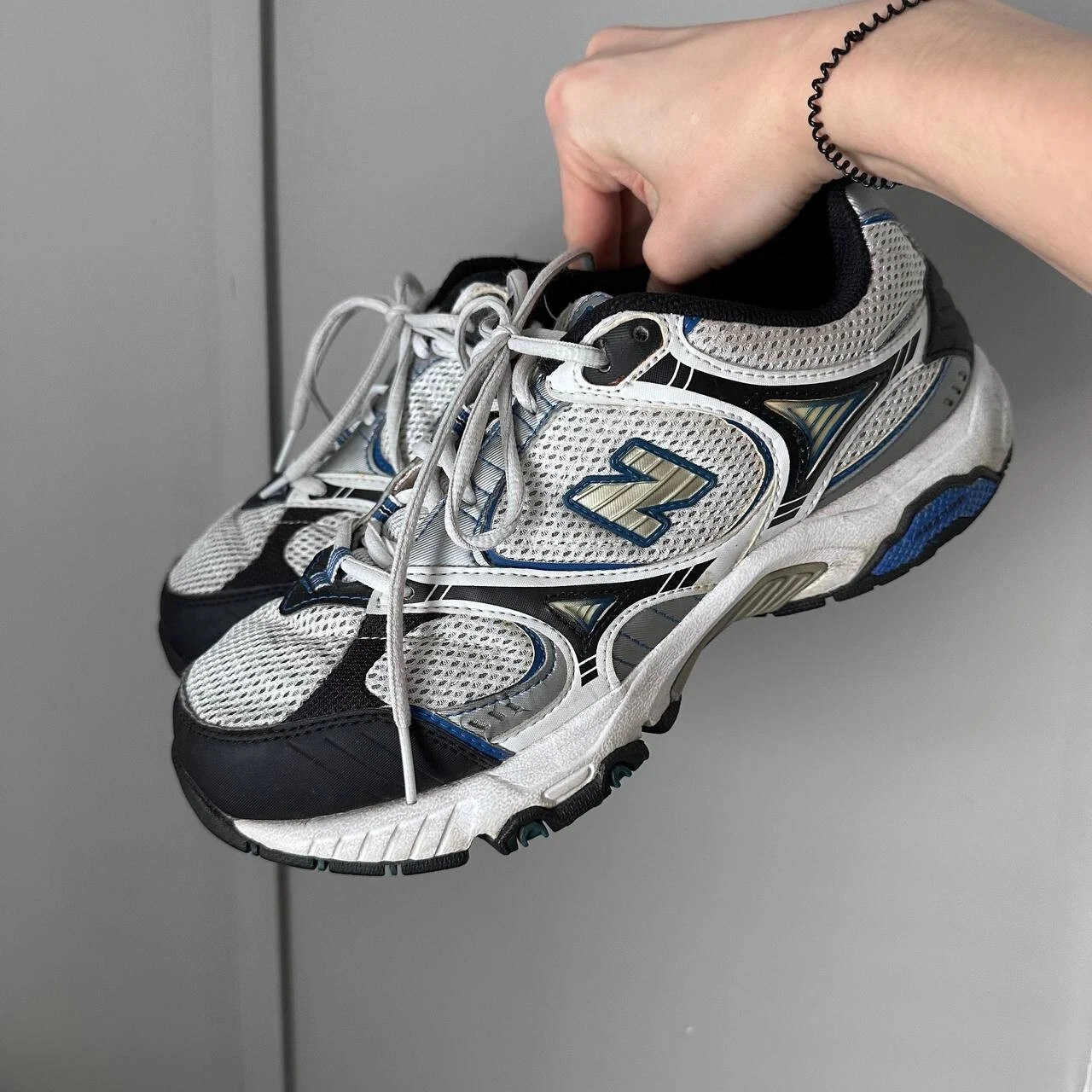 New Balance 540 M 8.5 W 10 Sneakers Blue Black Gray comfort 4E Rare ...