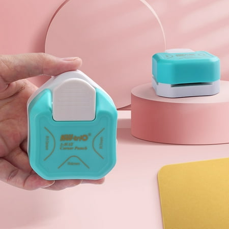 LuoHeng Poinçon d'angle rond à 3 voies, 4 mm, 7 mm, 10 mm Coupe-angle 3 ...