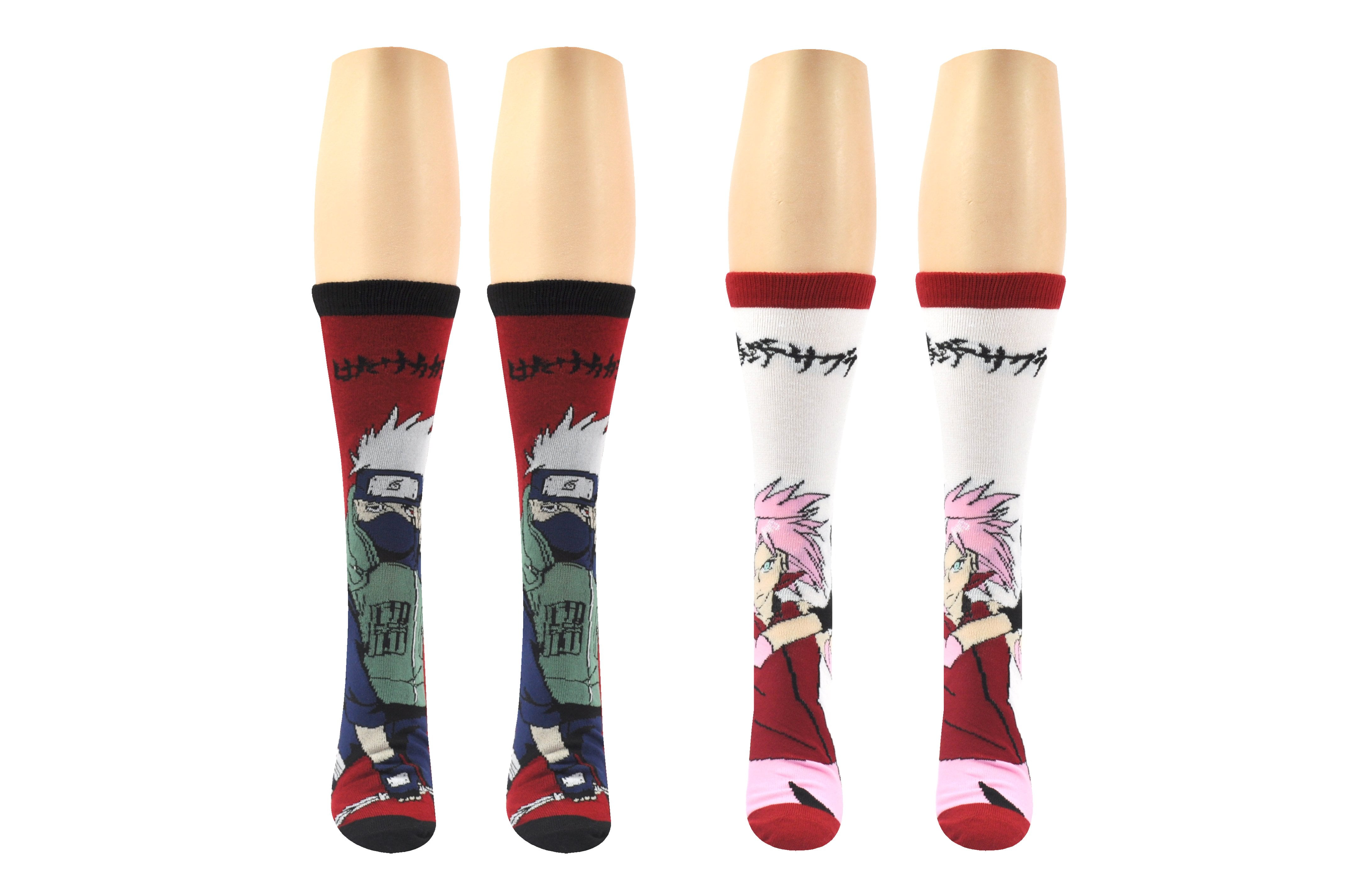 Naruto Shippuden - Naruto Shippuden 2 Pair Pack Crew Socks - Walmart ...