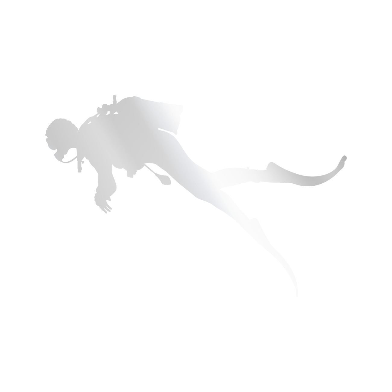 Scuba Diver Sticker Decal Die Cut - Self Adhesive Vinyl - Weatherproof ...
