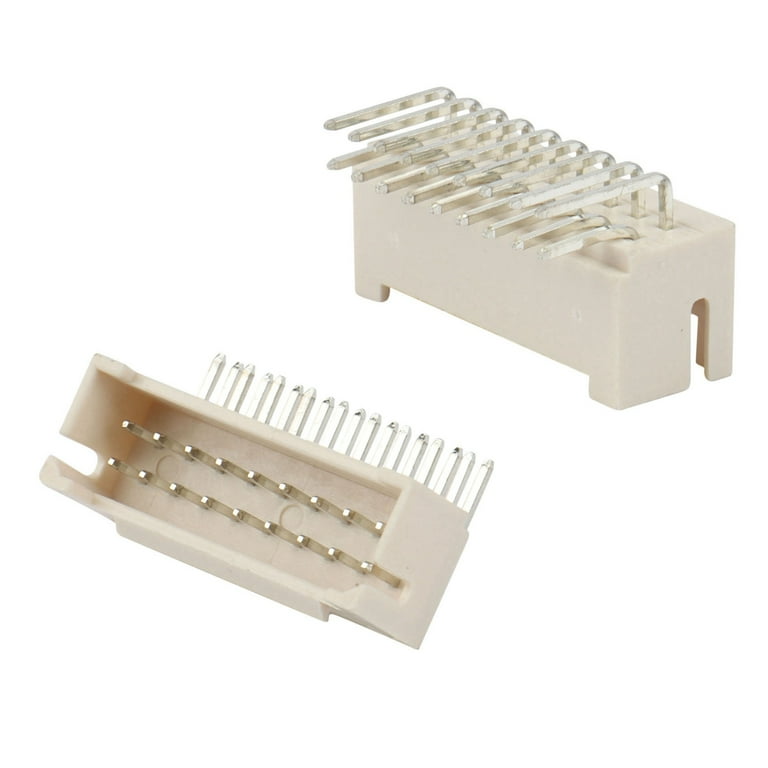 100Pcs BTC BCH ZEC Miner Connector 2X9P Male Socket Curved Pin Suitable for Asic Miner Antminer ...