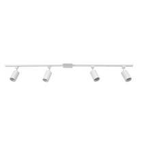 Globe Electric Tribeca 4-Light 56" Matte White Industrial LED Modern ...