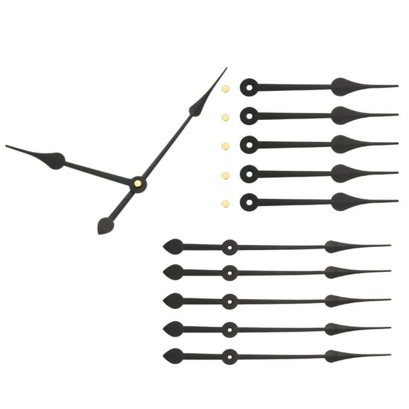 Uxcell Clock Hands Kit, 3 Set Wooden Clock Mechanism Movement Wall ...