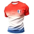 Avolia Men Graphic Tee V-Neck Short Sleeve Athletic Cut Quick-Drying ...