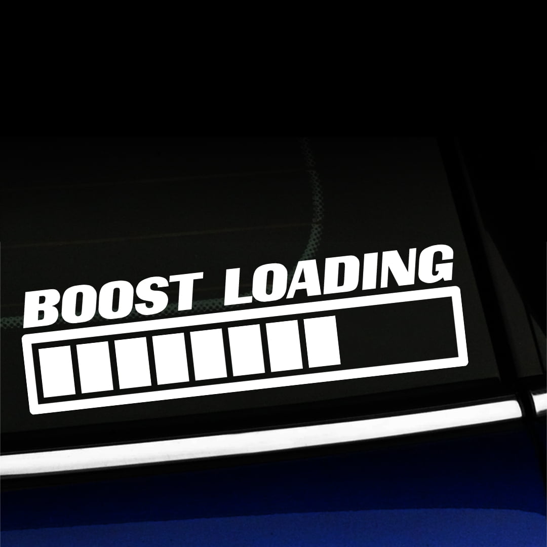Boost Loading - Vinyl Decal - Choose Color - [WHITE] - Walmart.com