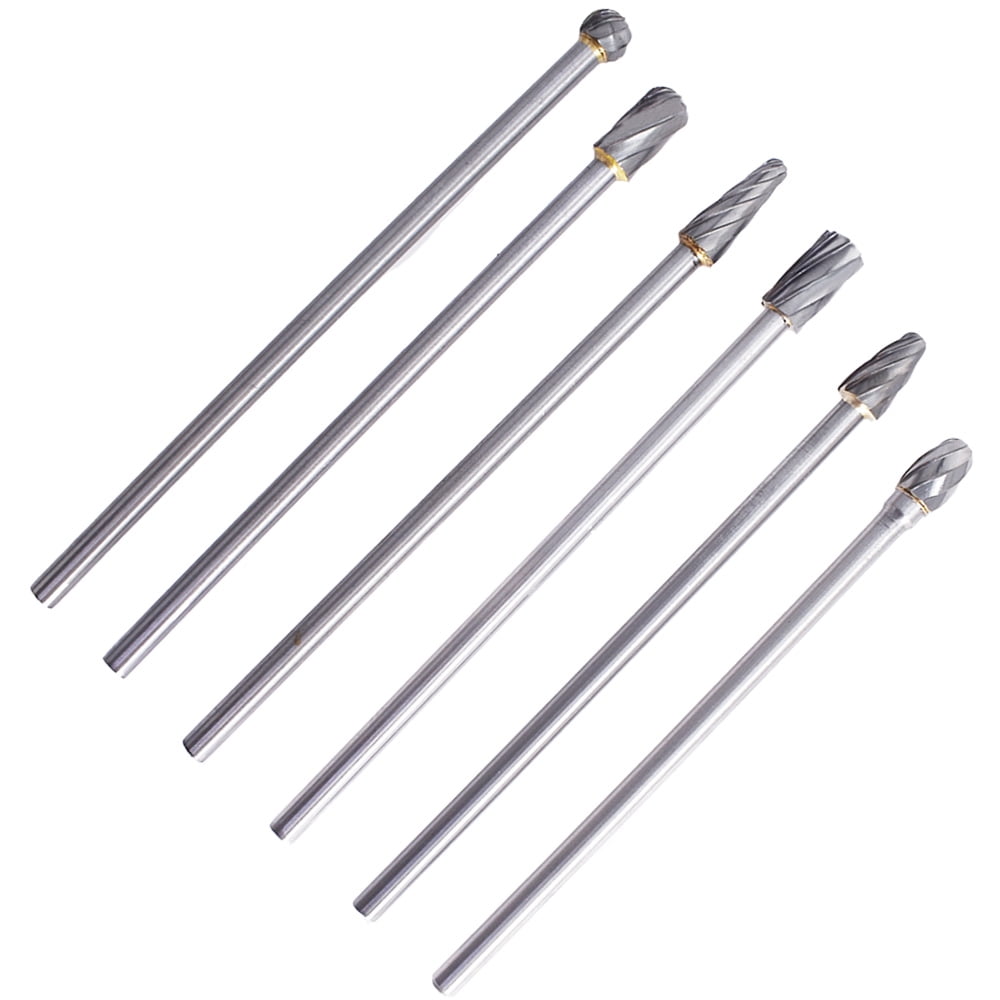 ALL-CARB 6×10mm Rotary Aluminum Cut Burr 6mm 1/4" Shank 150mm Long ...