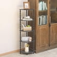Corner Shelf, 5-Tier Corner Bookshelf, Stylish Corner Storage Display ...
