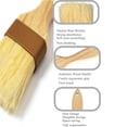 Pastry Basting Brush - Food Brushes, Non-Shedding Natural Boar Bristle ...