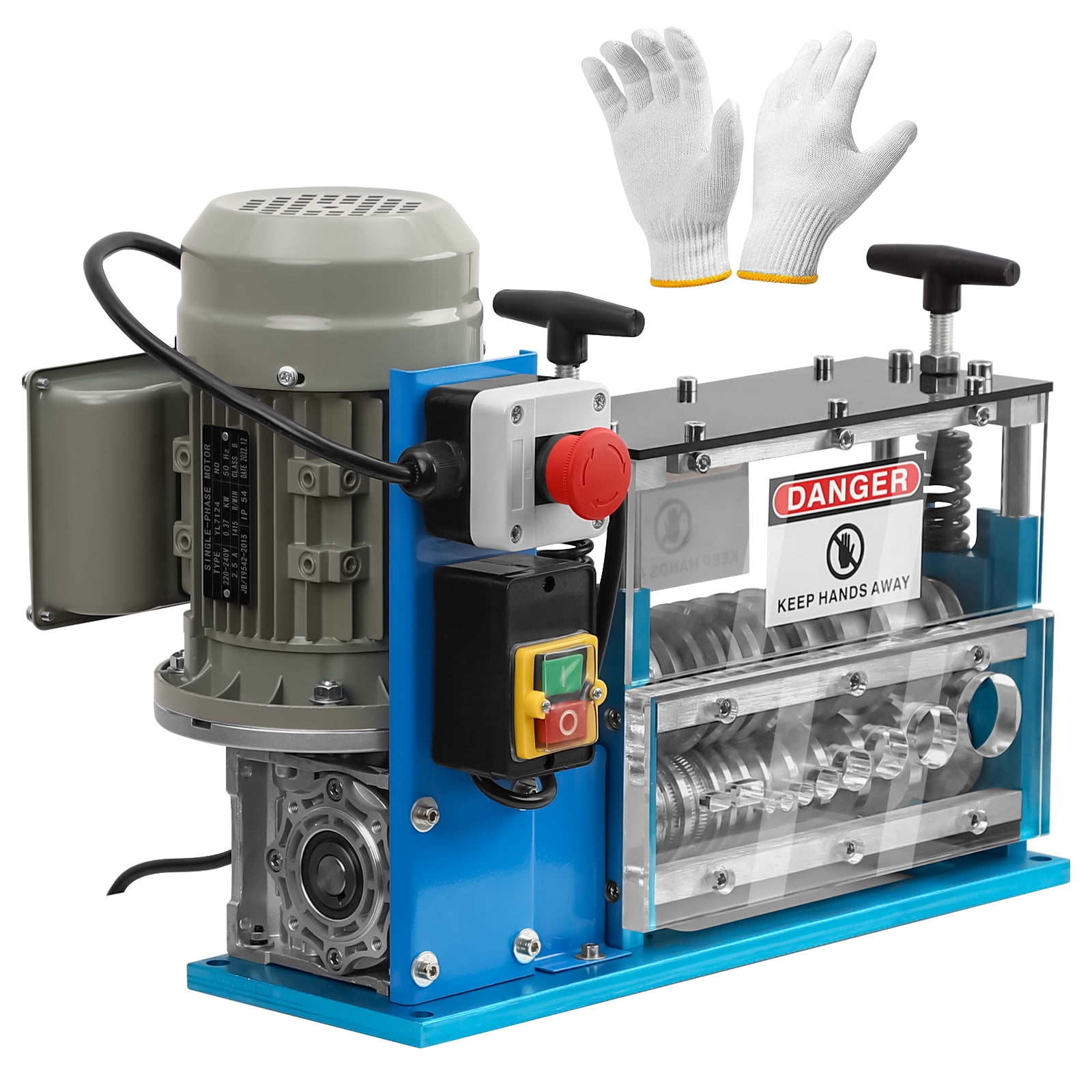 Electric Wire Stripper Machine, 0.06"-1" 370W Automatic Wire Stripping ...