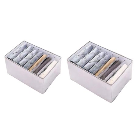 Wardrobe Clothes Divider Basket Collapsible Closet Drawer Insert Box ...