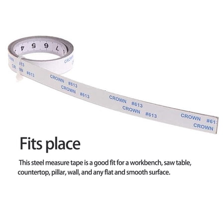 Saw Table Pillar Flat Measure Tape Self-adhesive Ruler Peel and Stick ...