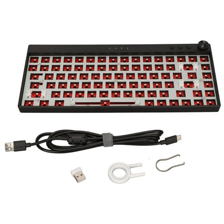 Modular Keyboard, 84 Key Mechanical Keyboard Kit Switch Hot Swap DIY ...