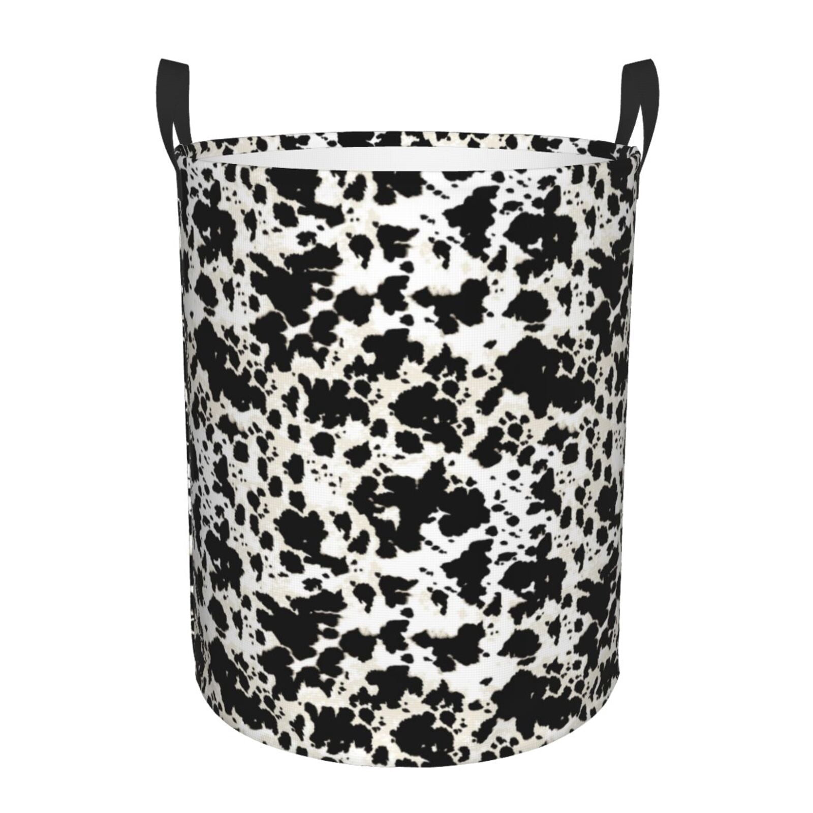 Fotbe Cow Skin 1 Cesto de Ropa con Asas, Cesto Impermeable de Gran ...