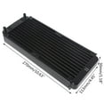 12 Pipe Aluminum Heat Exchanger Radiator PC CPU CO2 Water Cool System ...