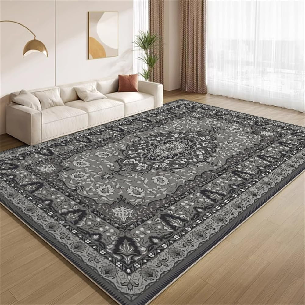 Click here for Mycarpetco Vintage Grey Medal Rug 3x4ft Area Rugs... prices