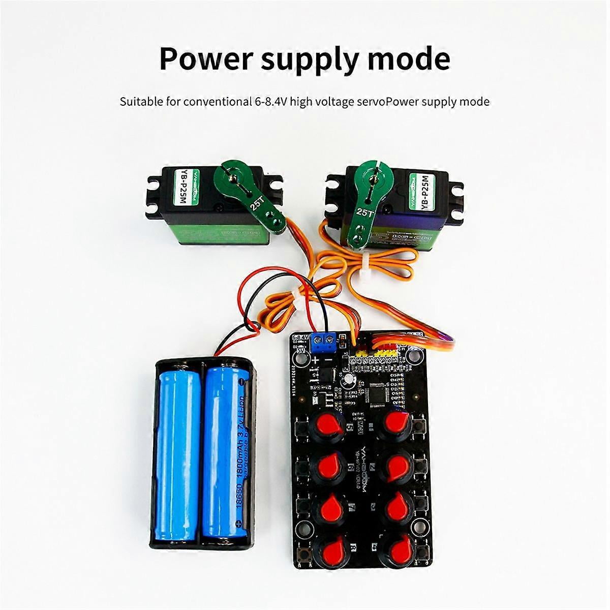 Eight-Way Servo Controller Robot Arm Test Board Driver Knob 8-Way Pwm ...