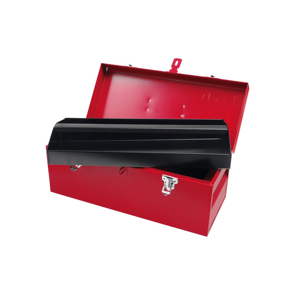 Urrea Industrial 18 In Metal Tool Box With Plastic Handle And Metallic ...