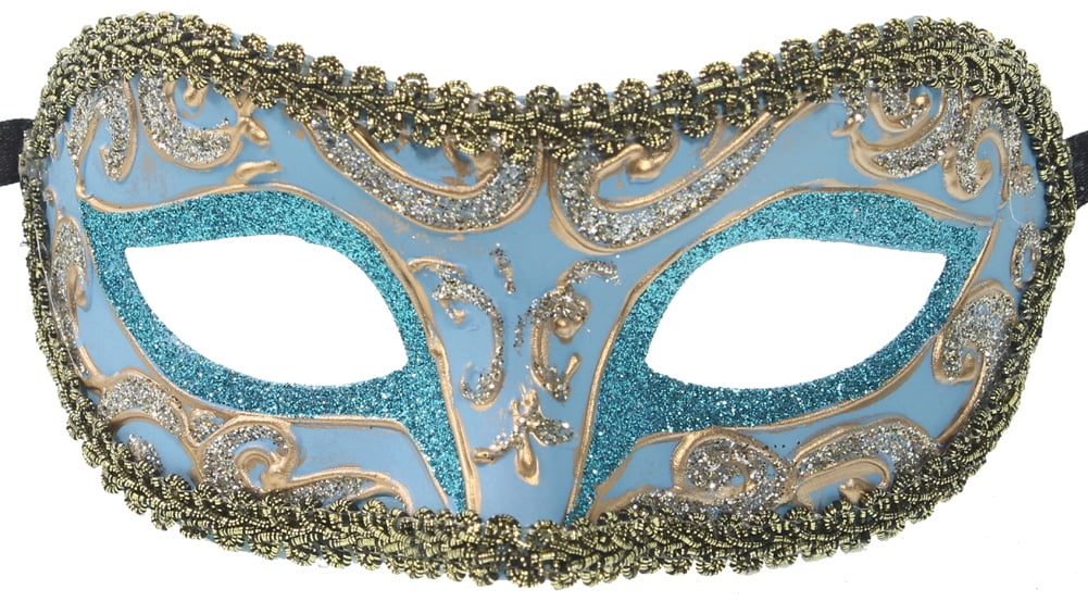 SPARKLING COLOMBINA MASK - CARNIVAL COSTUME - HALLOWEEN - Walmart.com
