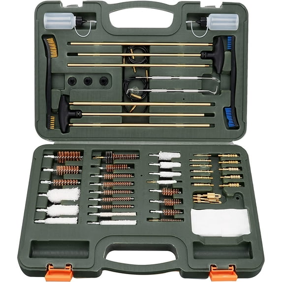 Universal Gun Cleaning Kit for Rifles, Pistols, Weapons with Muzzle ...