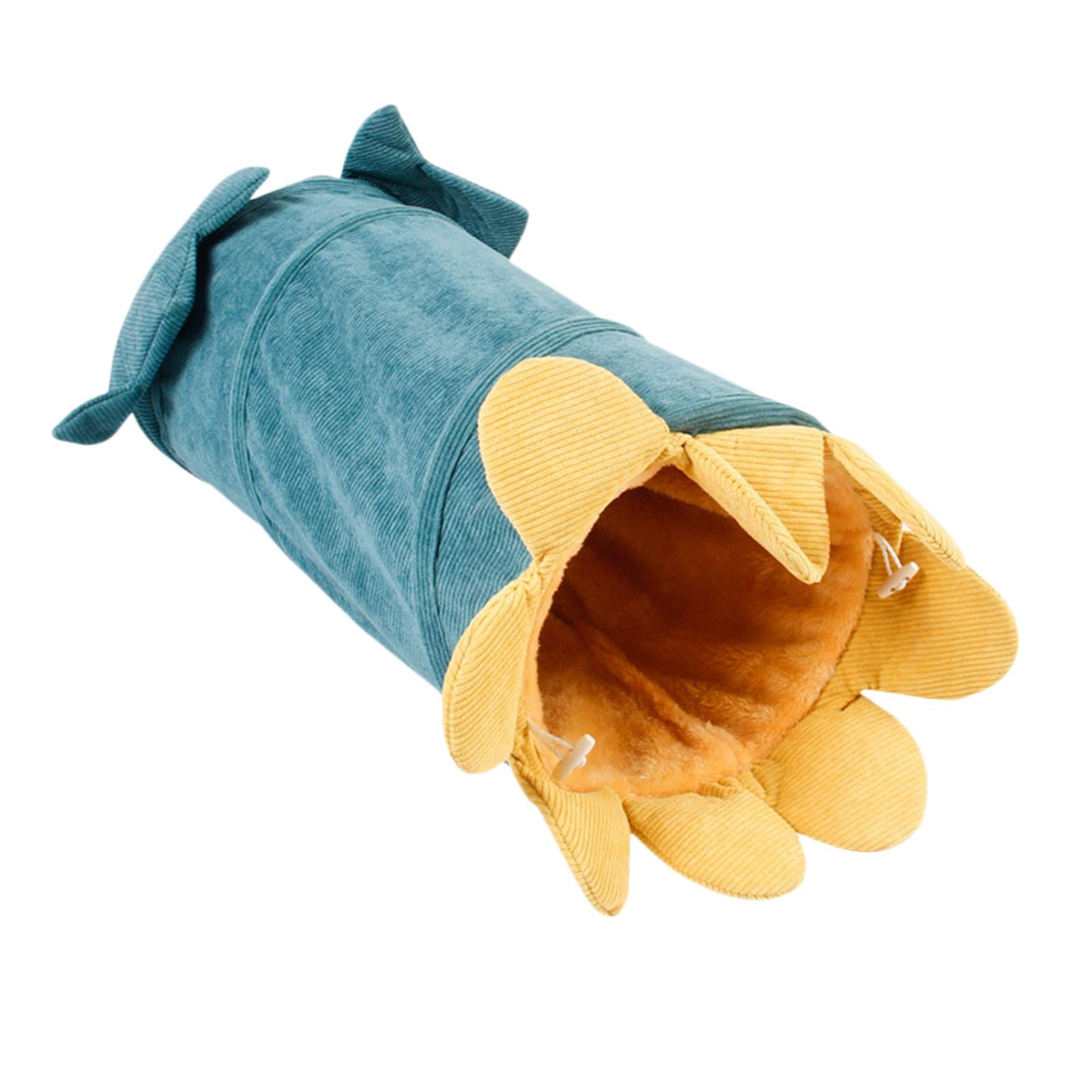 Hamster Tunnel Pet Mouse Tube Toys Foldable Exercising Training Hideout ...