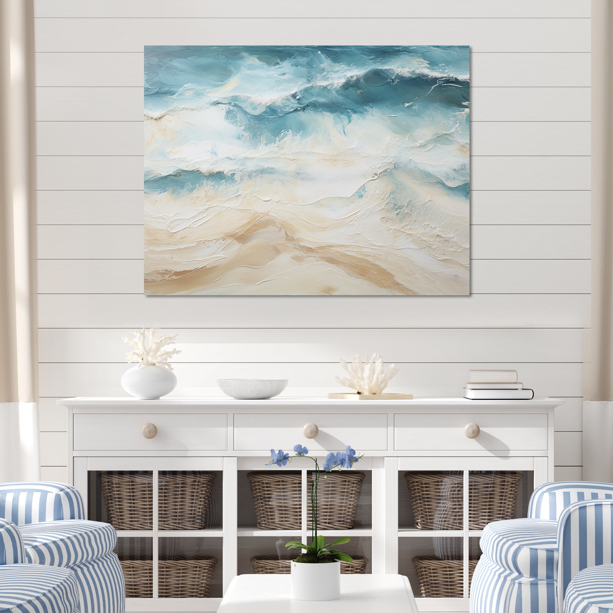 Click here for Designart Coastal Ocean Wall Art Decor  Coastal Oc... prices