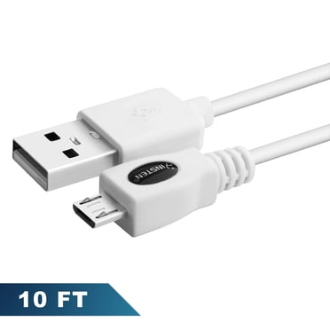 Insten 10' USB 2.0 A to Mini B 5pin Male Data Sync Charger Cable for ...