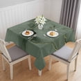 Abstract Modern Sage Green Marble Table Cloth 60x60in, Waterproof ...