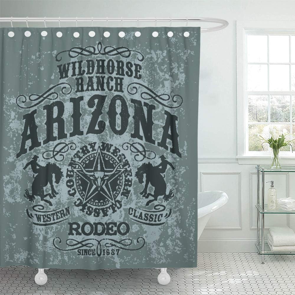 PKNMT Western Arizona Wild Horse Rodeo Grunge Artwork for in Custom ...