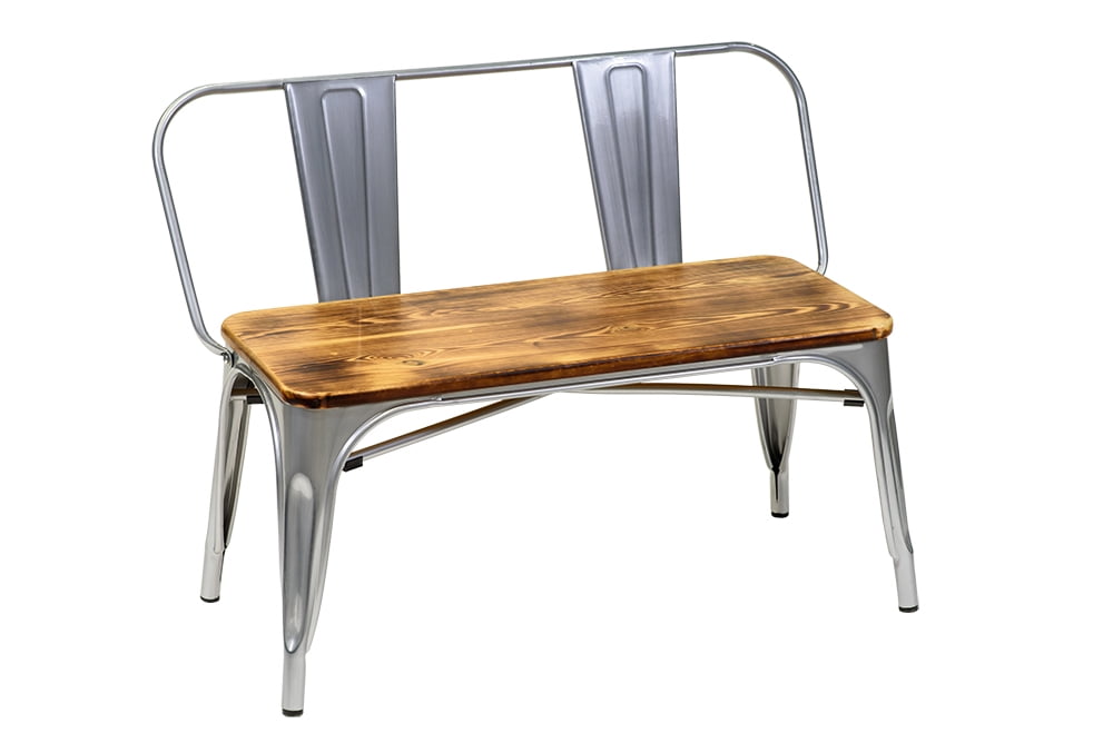 Bench Set - Engrom Stackable - Gunmetal Grey (Includes Tea Table & 2 ...