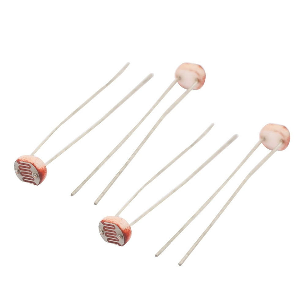 4Pcs 5549 Photoresistor LDR CDS 5mm Light-Dependent Resistor Sensor ...