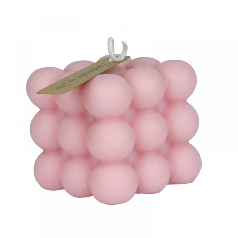 Soy wax Gift Handmade Bubble Cube Candle Candles & Holders Pillar ...