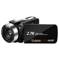 Bdday 2.7K Ultra HD Digital Video Camera 3.0-inch 270 Degrees Rotating ...