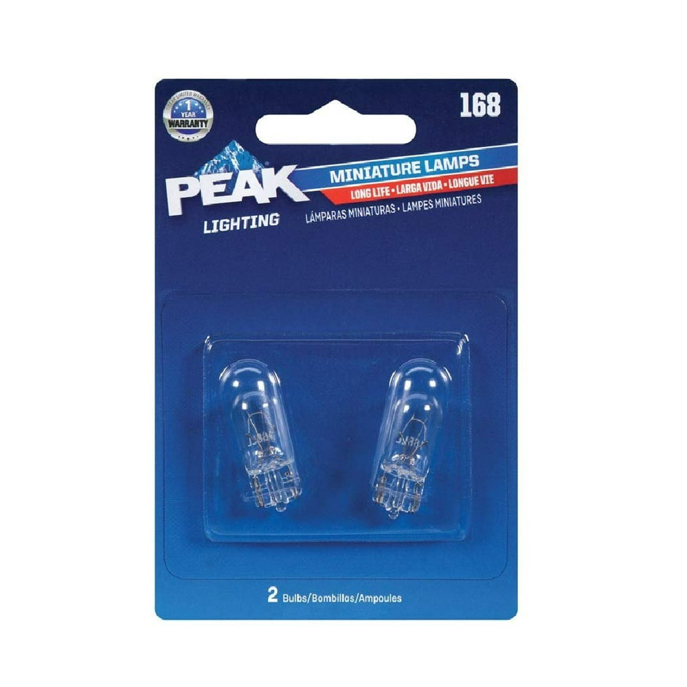 Peak 168ll-bpp Automotive Miniature Lamp, 14 V - Walmart.com - Walmart.com