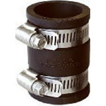 Fernco P1056-150/125 1.5" x 1.25" Flexible Reducing Coupling Pipe ...