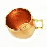 Modern Home Solid Copper Moscow Mule Mug - Nickel Lined, Hammered ...