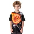 Athletic Works Boys Active Solid and Print Short Sleeve T-Shirts, 3 ...