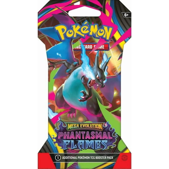 Pokemon Trading Card Game Phantasmal Flames Three-Booster Blister ...
