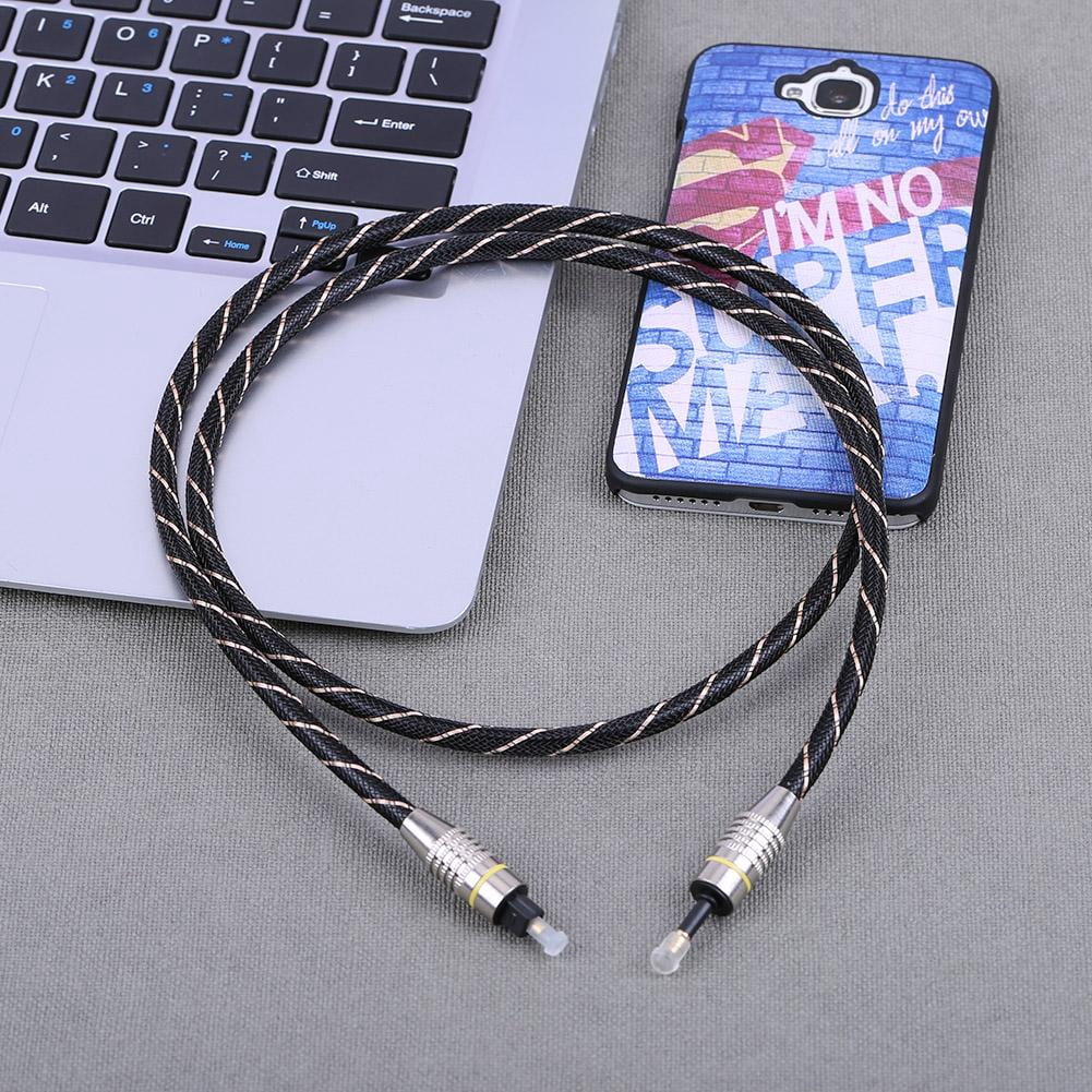 Optical Fiber Digital Audio Cable Flexible Toslink Cord for CD DVD ...