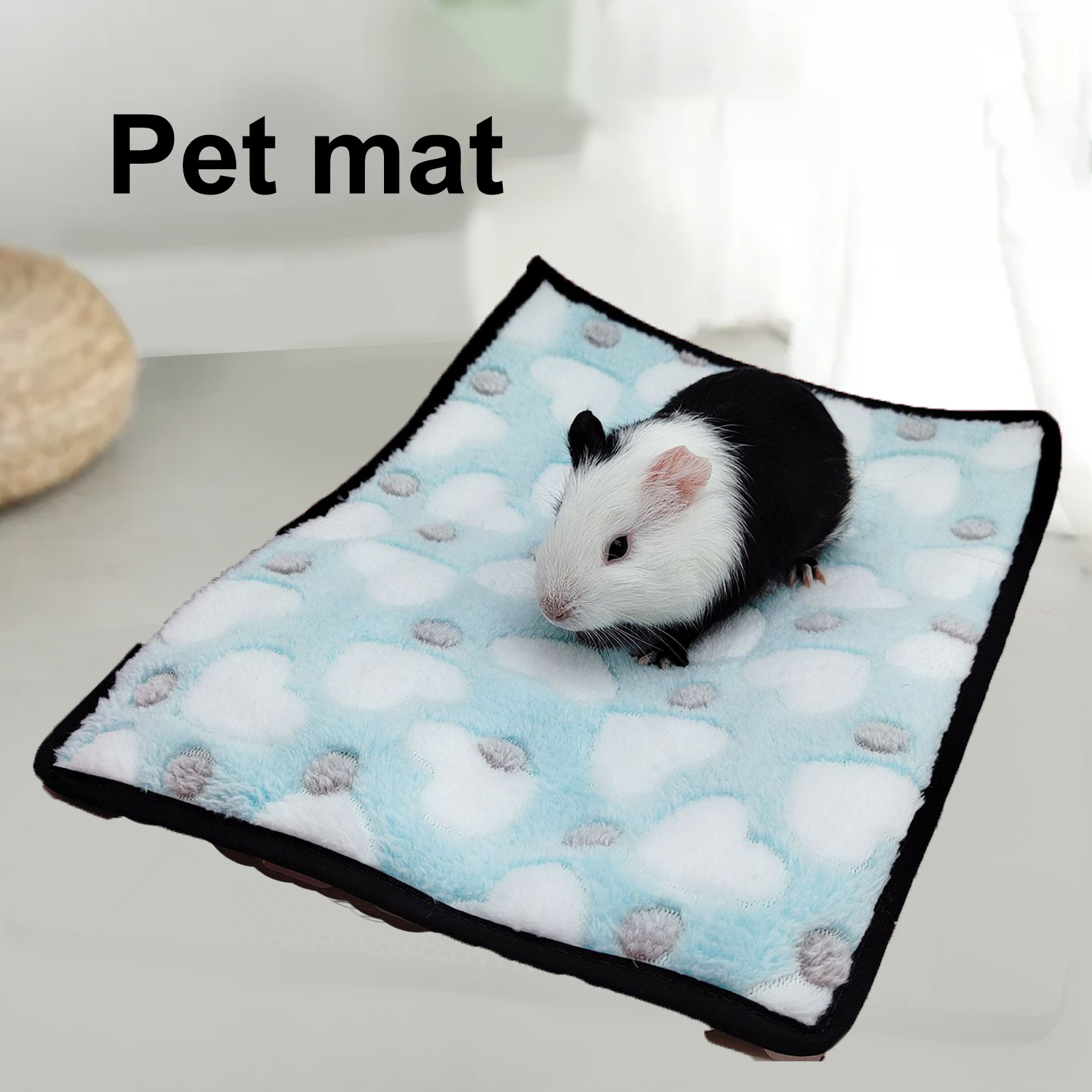 XINHUADSH Double-sided Pet Pad Breathable Rectangle Fluffy Small Animal ...