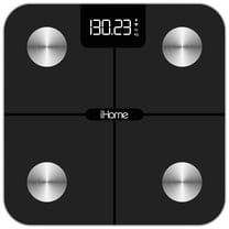 iHome Digital Battery Powered Bathroom Scale 397 lbs FSA and HSA ...