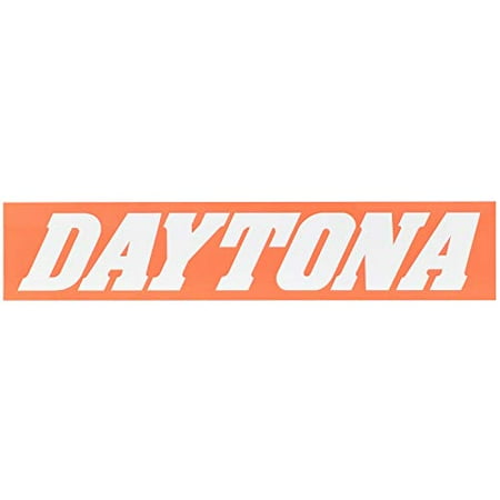 Daytona bike sticker brand logo DAYTONA square 150 × 30mm orange ...