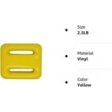 Scuba Choice Yellow Vinyl Coated Diving Assorted Lead Weights, 3LB ...