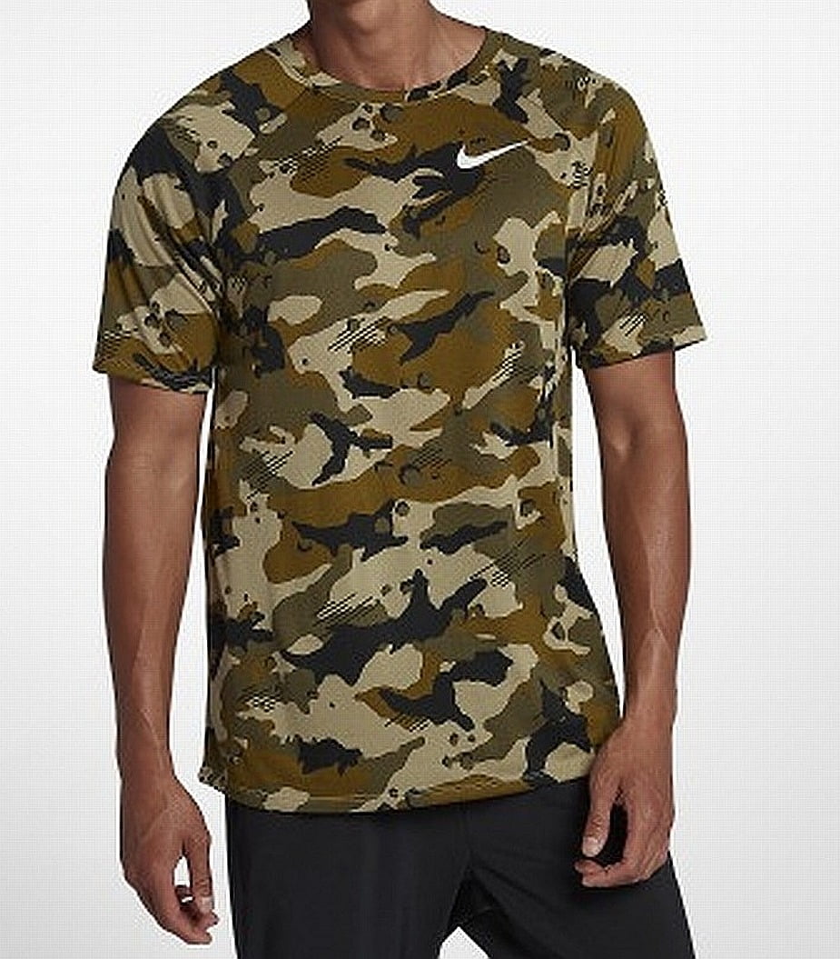 Nike Mens T Shirt Small Camo Print Dri Fit Graphic Tee 25 S nike-mens-t-shirt-small-camo-print-dri-fit-graphic-tee-25-s