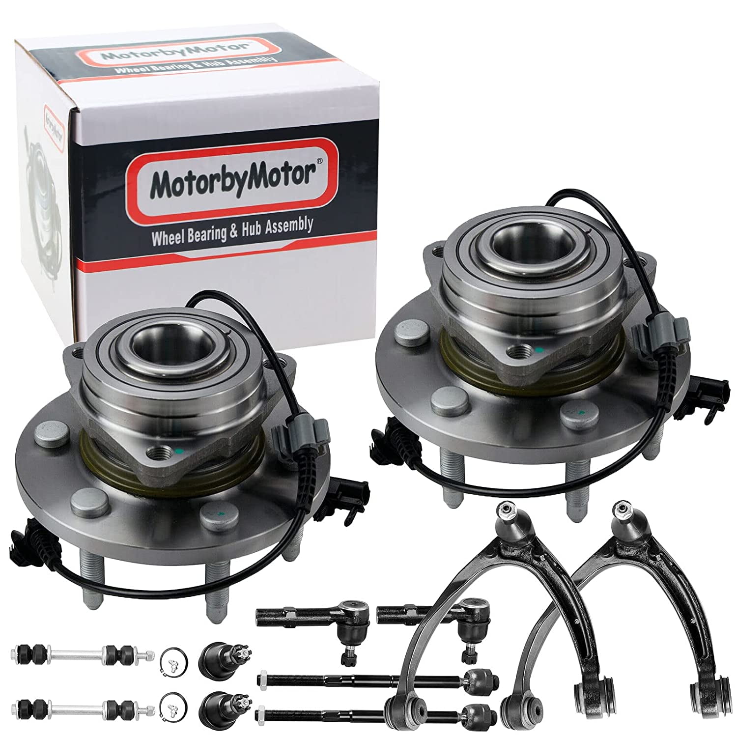 MotorbyMotor 515096 (4WD) Front Wheel Bearing Hub Assembly & Suppension ...