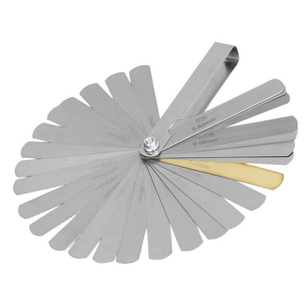 EOTVIA Steel Feeler Gauge,0.04‑0.8mm Metric Feeler Gauge Laser ...