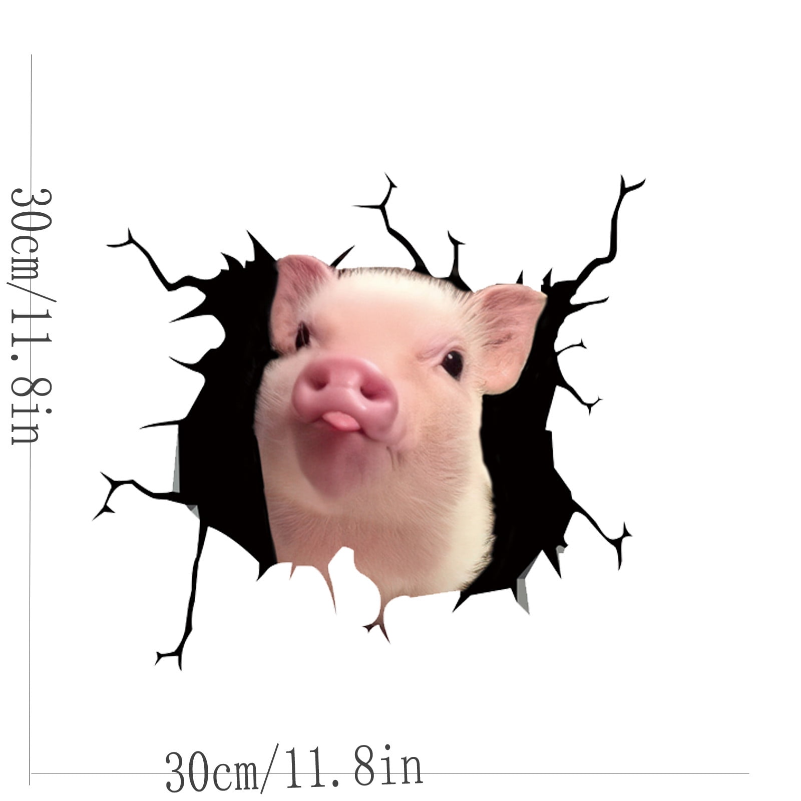 Truck Window Decal Pig Tumbler Decal Handmade Decal Pig Vinyl Decal Pig ...