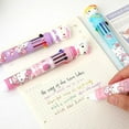 36pcs New Cartoon Sanrio Hello Kitty 10 Colors Ball Pen Cute Colorful ...