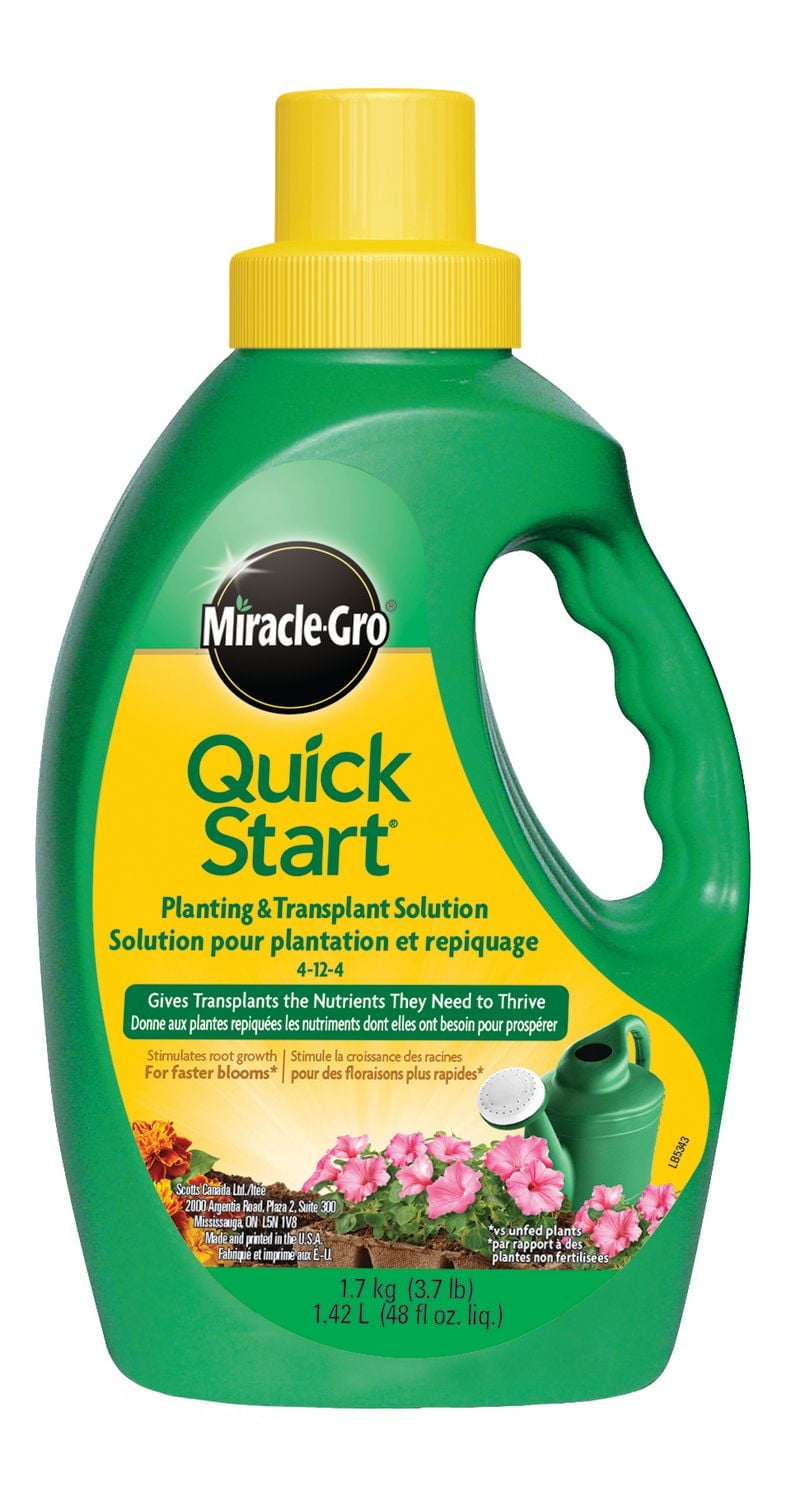 Solution de démarrage pour plantation et repiquage Miracle-Gro Quick ...