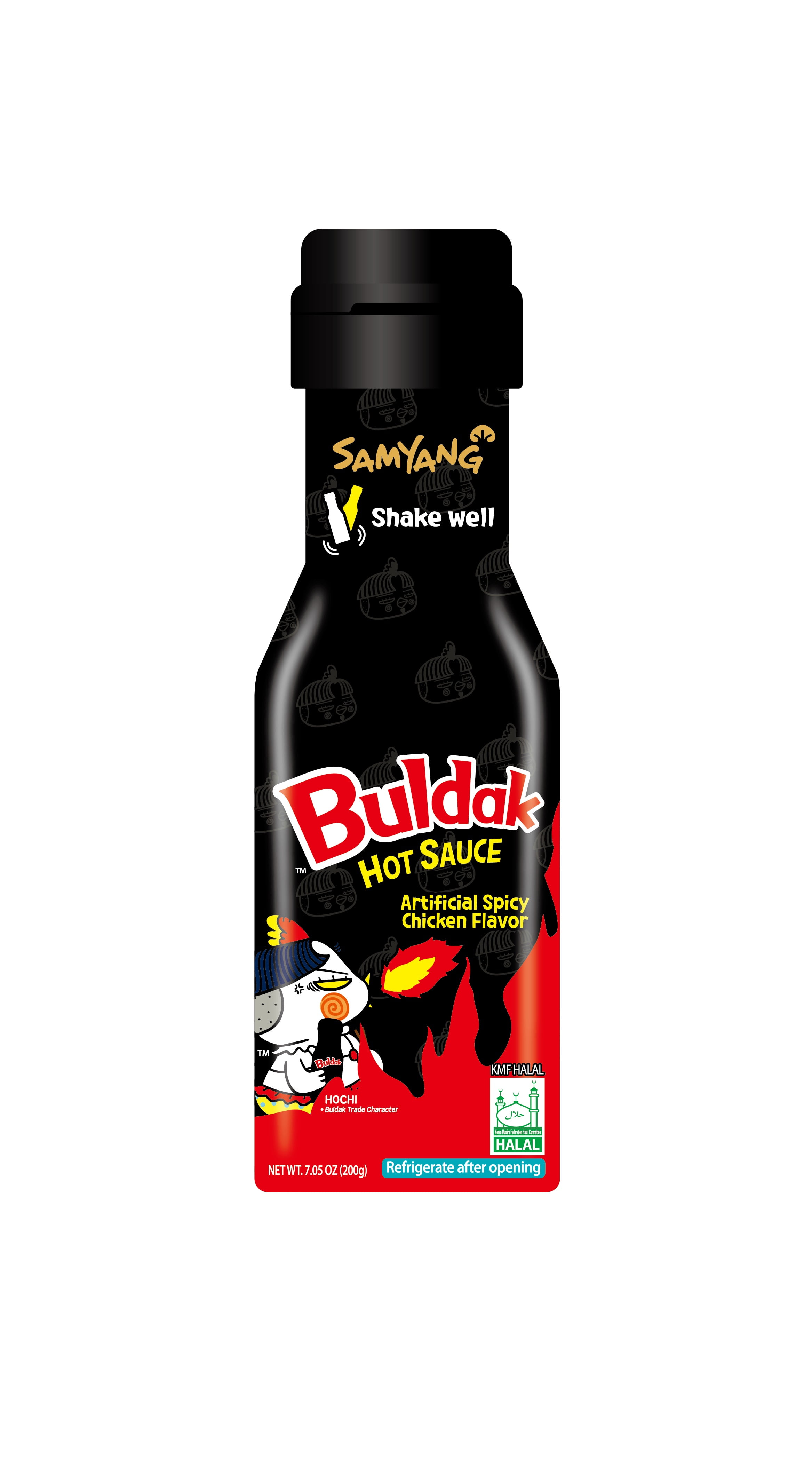 Samyang Buldak Korean Spicy Hot Chicken Flavor Sauce, 7 oz, Bottle ...